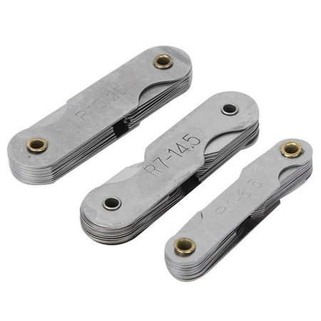 3-piece radius measuring device Tools for measuring the radius ...