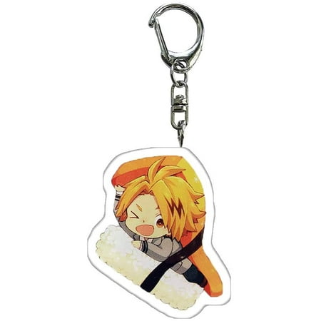 BNHA Kaminari Denki Cute Anime Keychain My Hero Academia Key Pendants ...