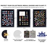 Winbold Acrylic Pin Display Case with Anti-Theft Locking, Military ...