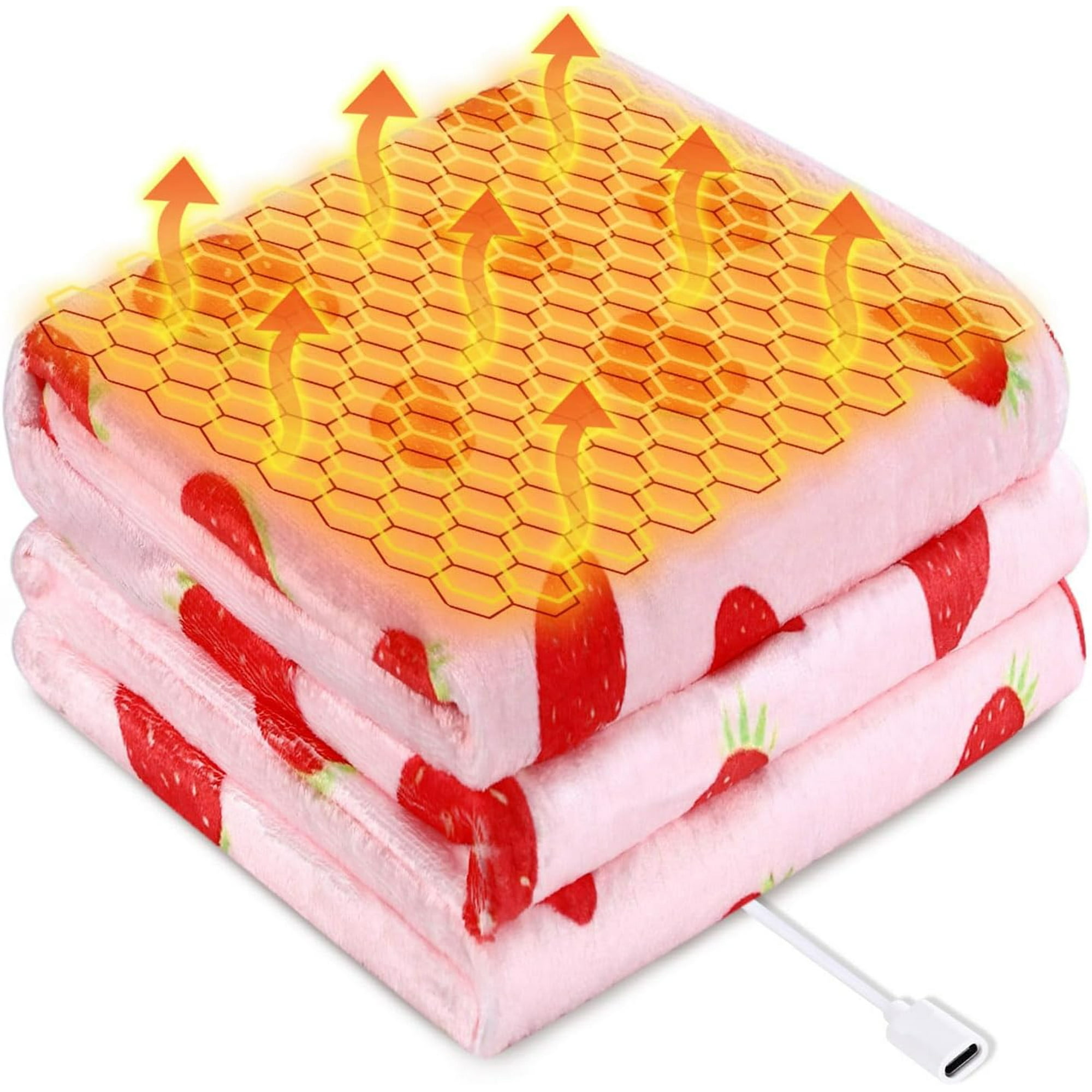 Click here for Goodthings Usb Type-C Powered Heated Throw Blanket... prices