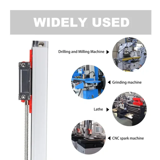 Lathe Mill CNC KA300 Linear Scale Linear Encoder 5U 5V TTL 120 170 220 ...