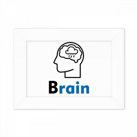 Brain Human Body Thinking Rain Photo Mount Frame Picture Art Painting ...