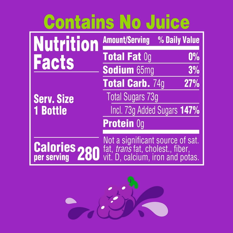 Fanta Grape Nutrition Facts