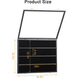 KCRasan 36 Graded Sports Card Display Case - Baseball Card Display Case ...