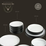 Yellowstone Beth 12-Piece Ceramic Dinnerware Set - Walmart.com