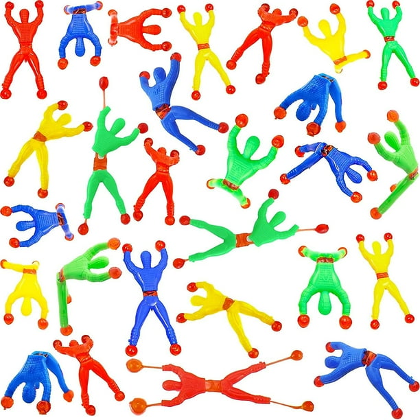 48 Pieces Lmell Window Crawler Men Sticky Wall Climbers Sticky Action ...