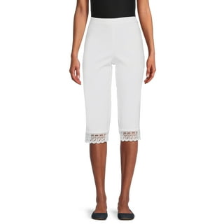 Real Size Women's 17" Stretch Pull On Capri - Walmart.com