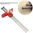 Double Head Scriber Stainless Steel Woodworking Marking Gauge Wood ...