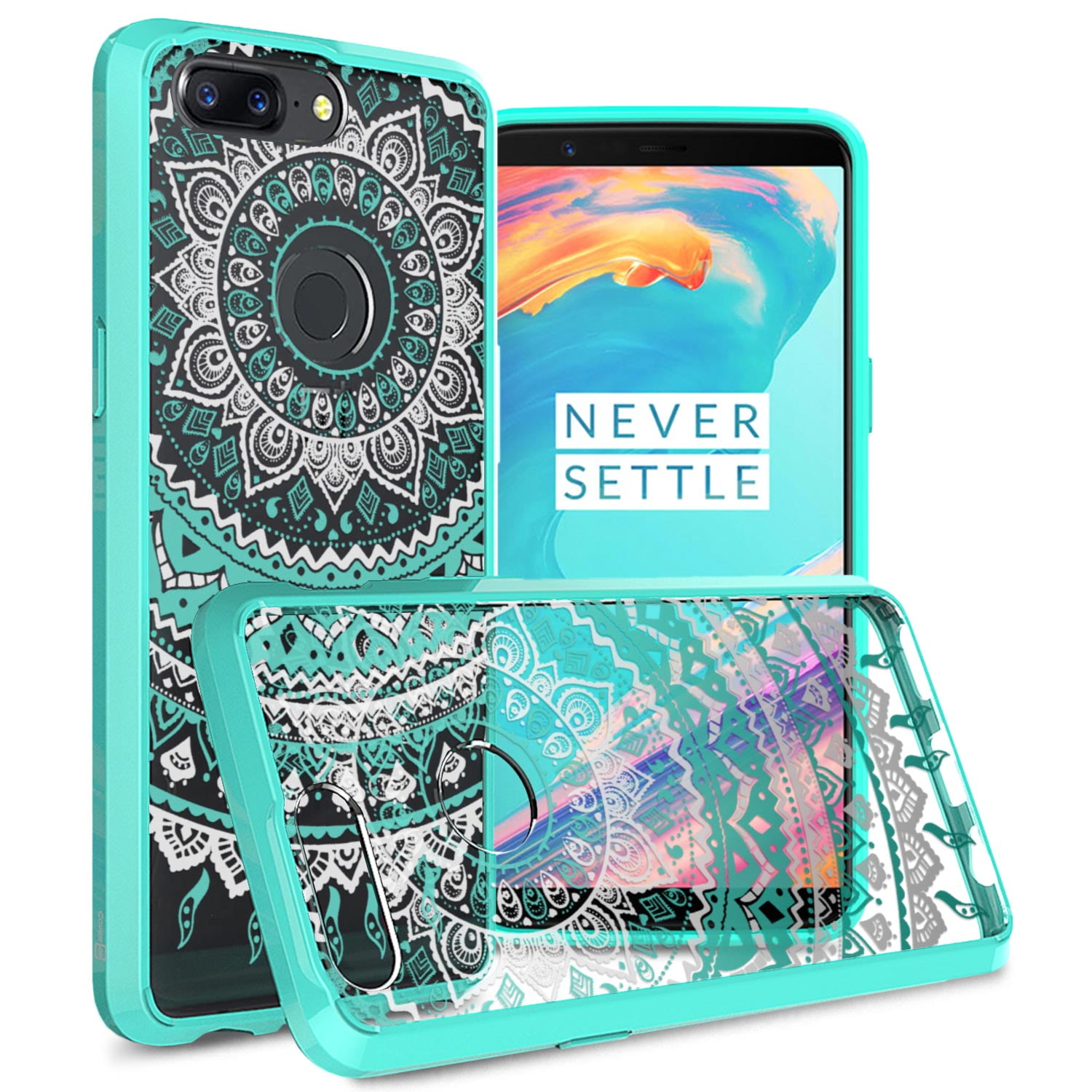 CoverON OnePlus 5T Case, ClearGuard Series Clear Hard Phone Cover ...