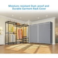 VIPEK V5L Garment Rack Heavy Duty Covered Clothes Rack with Dimmable ...