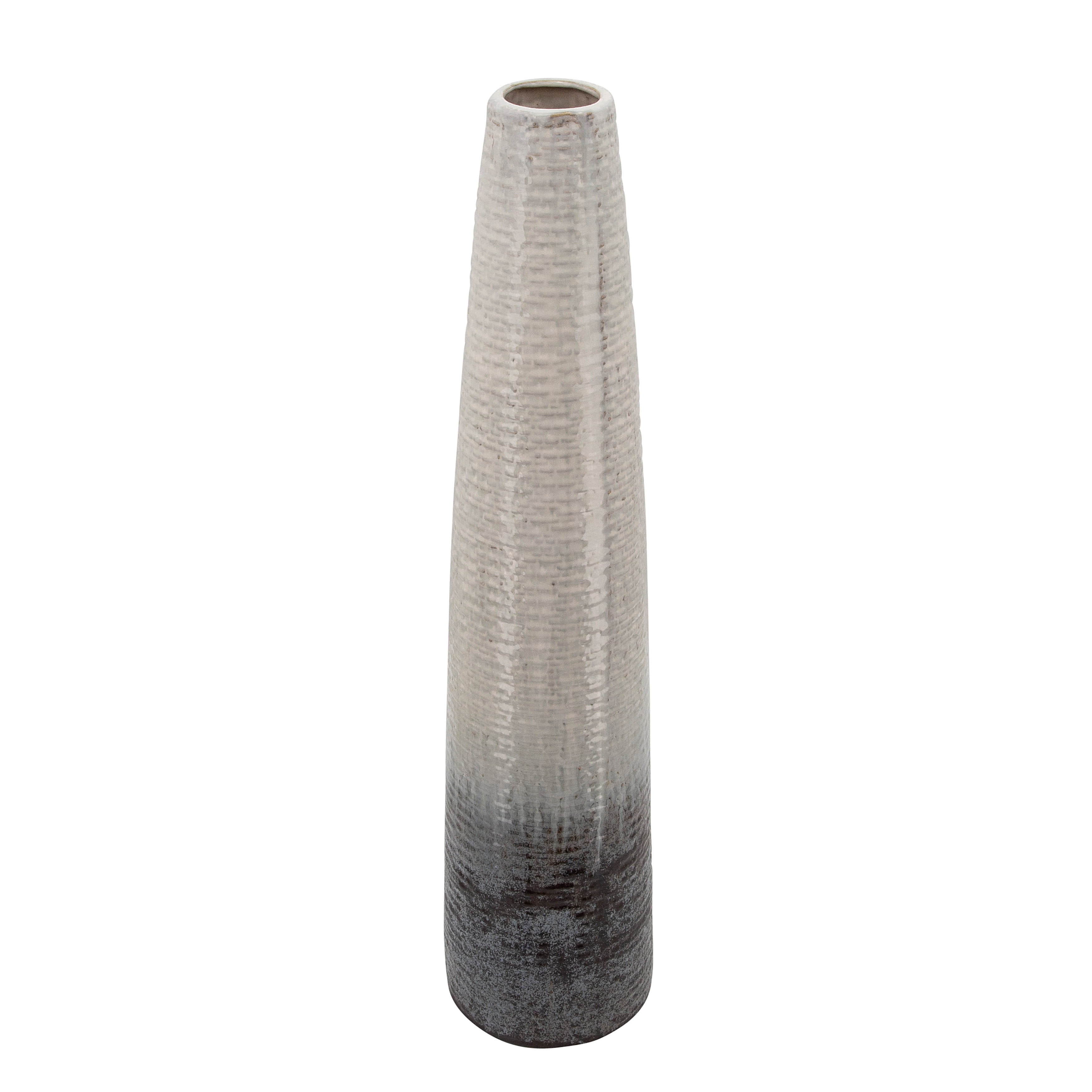 Sagebrook Home 31"h Textured 2-tone Vase, Beige - Walmart.com