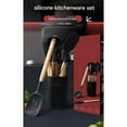 SDFGTstore Ergonomic Handle Kitchen Utensils Set Silicone Materials ...