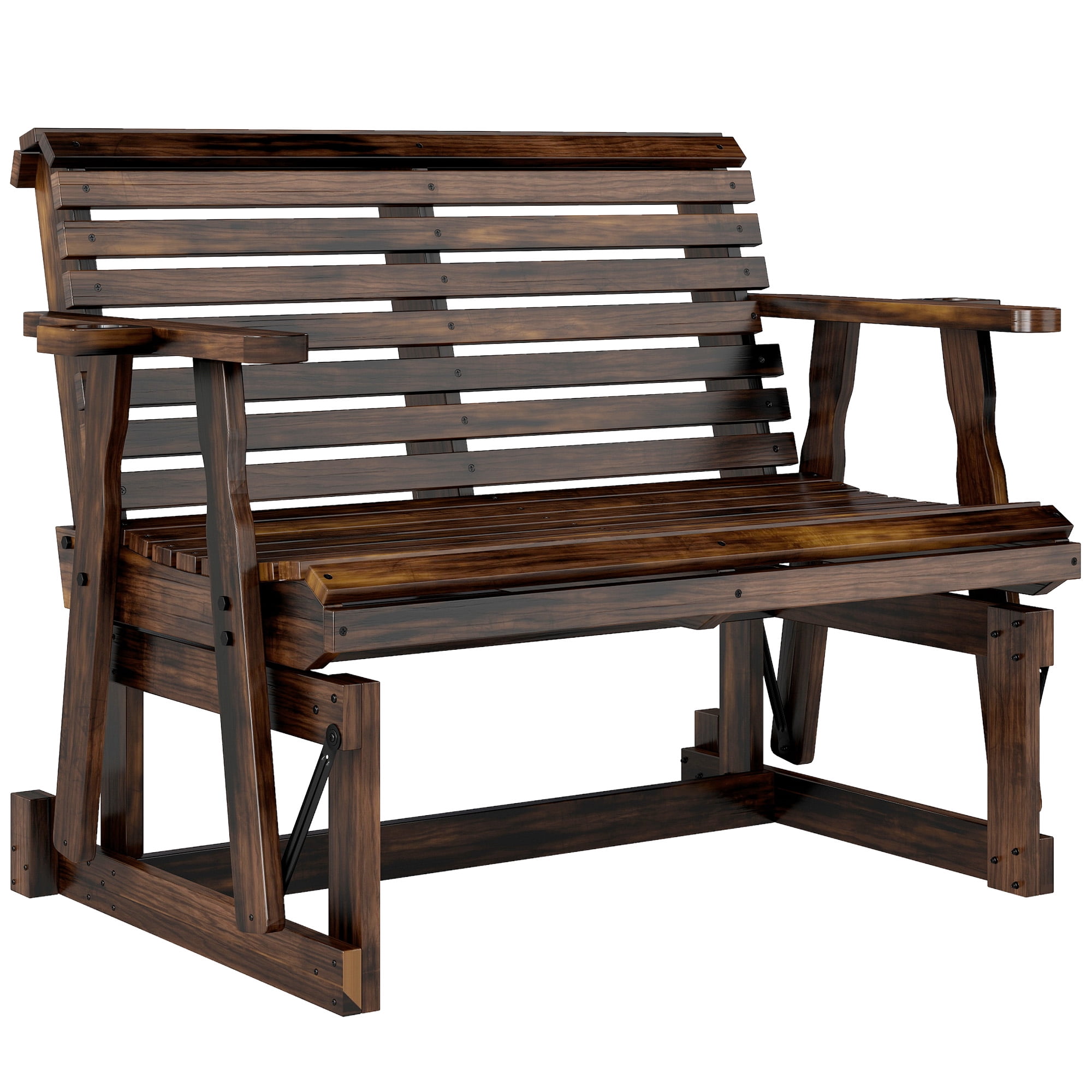 Click here for Outsunny Outdoor Glider Bench  Wooden Glider Chair... prices