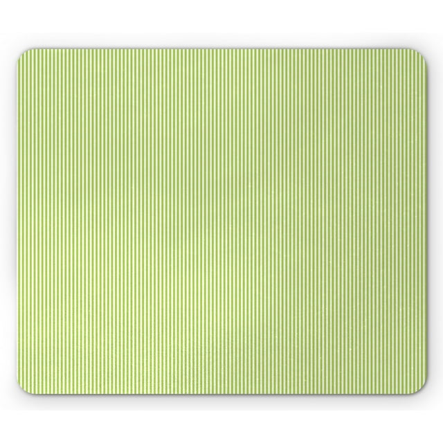 Striped Mouse Pad, Monochrome Vertical Lines Pattern Sumer Vibes with ...