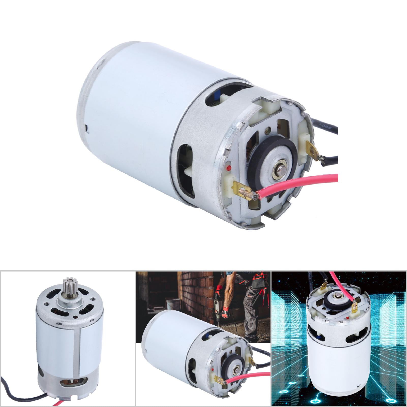 Buy Brrnoo Cordless Drill Motor, Gear Motor, Metal Motor Replacement ...