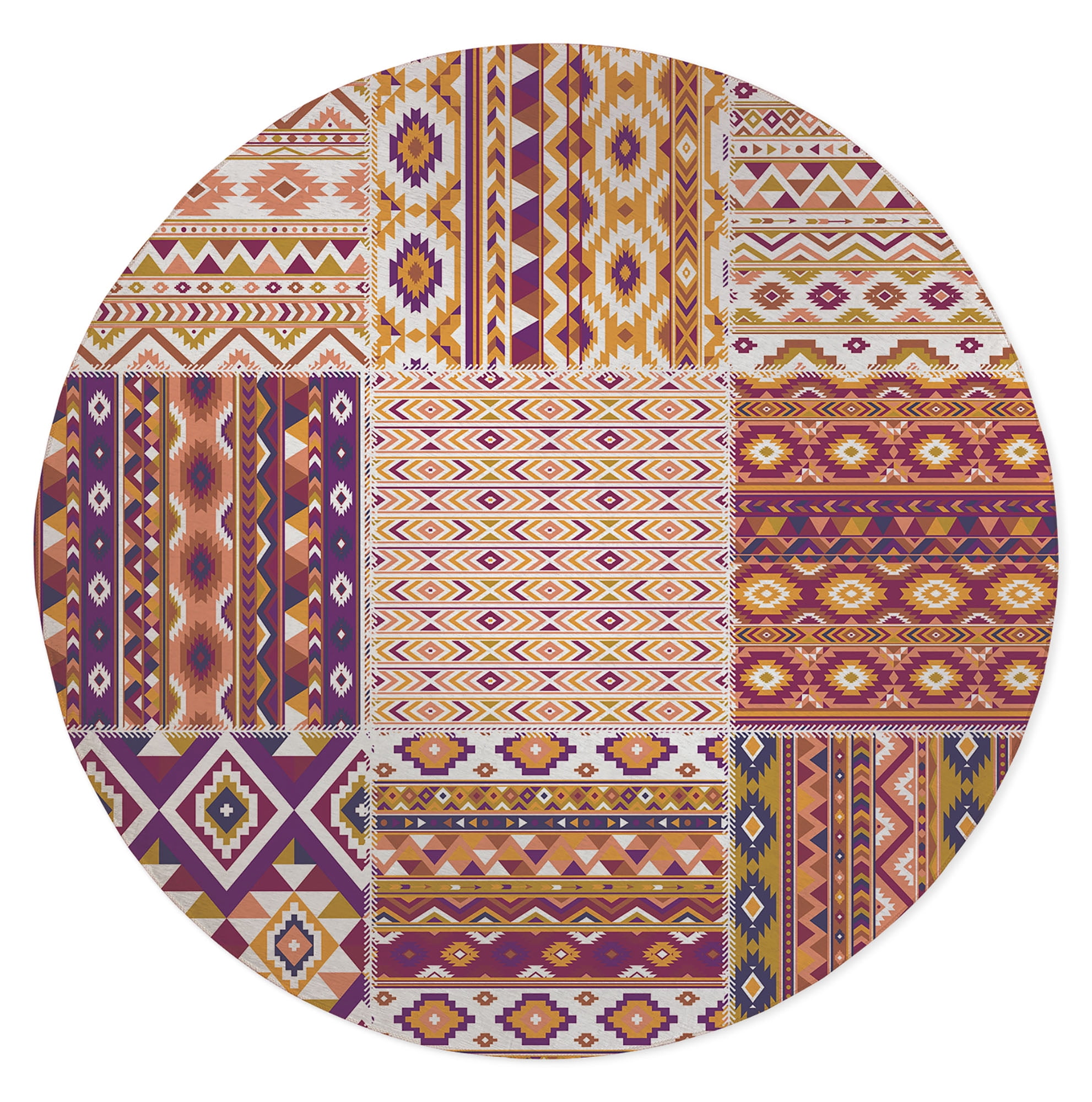 Patchwork Tahoe Sunset Office Mat by Kavka Designs - Walmart.com