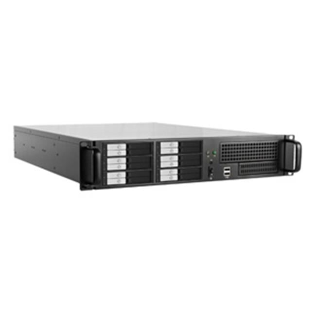 iStarUSA 2U EATX Rugged Rackmount 12x2.5" Trayless Hotswap Chassis ...