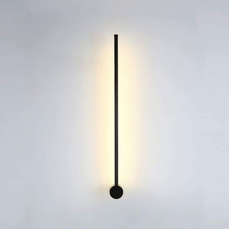 Indoor Wall Sconce 60cm Almost 360° Rotatable LED Wall Lamp Ultra Thin ...