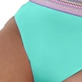 Vsssj Womens Swimsuit Sexy High Waisted Solid Color Patchwork Colorful