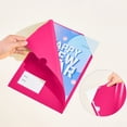 A4 Size Frosted Plastic File Folders L-Shaped Design Portable Document ...