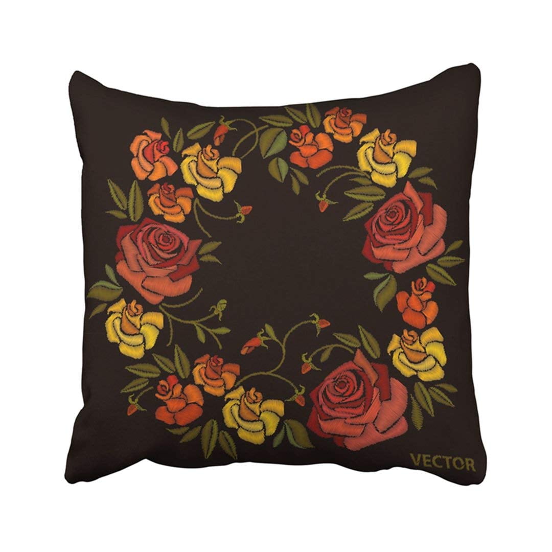 Bpbop Embroidered Embroidery Beautiful Flowers Roses Floral Elegant