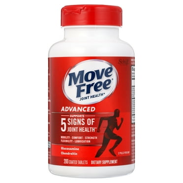 Move Free Advanced Glucosamine Chondroitin Tablets, 200 Count, Joint Health Supplement - Walmart.com