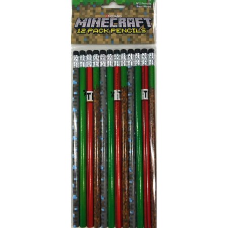 Minecraft Pencils / Favors (12ct) - Walmart.com