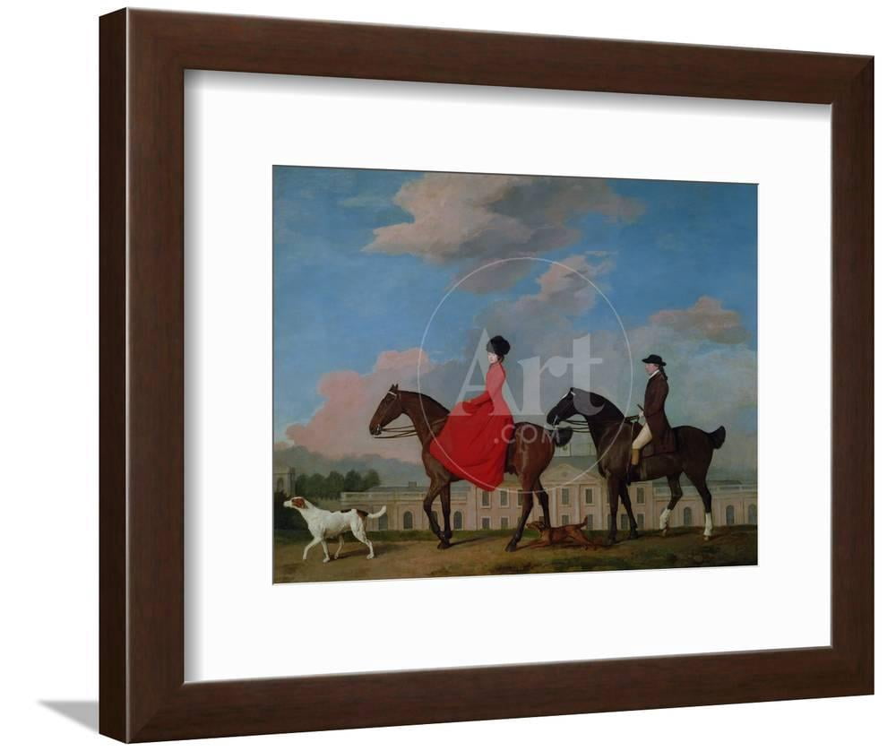John and Sophia Musters Riding at Colwick Hall, 1777, Animals ...