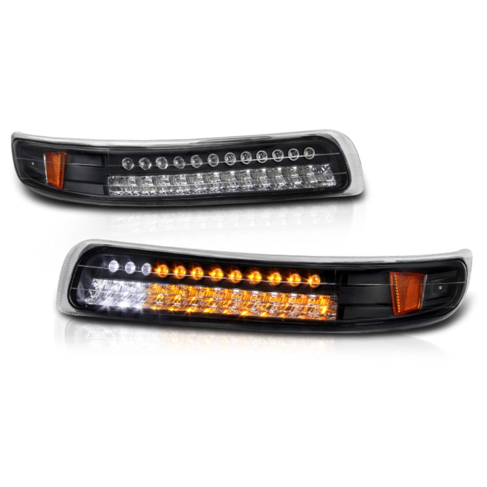 VIPMOTOZ Front Bumper LED Strip Fog Light Assembly For 1999-2002 Chevy ...