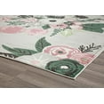Rugs America Hanna Va40c Rose Garden Gray Floral Transitional Beige