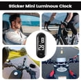 Small Digital Clock - Waterproof Luminous Mini Clock Adhesive, Compact ...