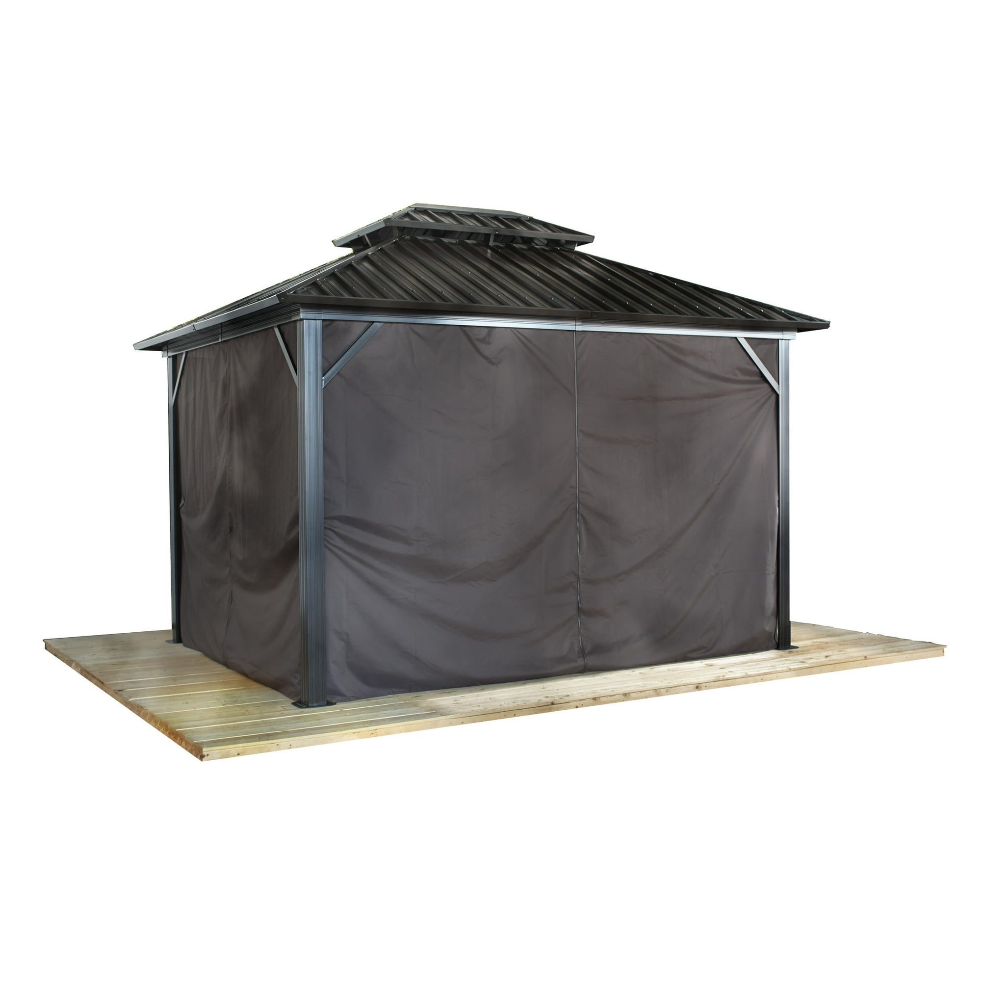 Click here for Sojag Genova 12 X 14 X 7 Ft Dark Brown Curtains Fo... prices