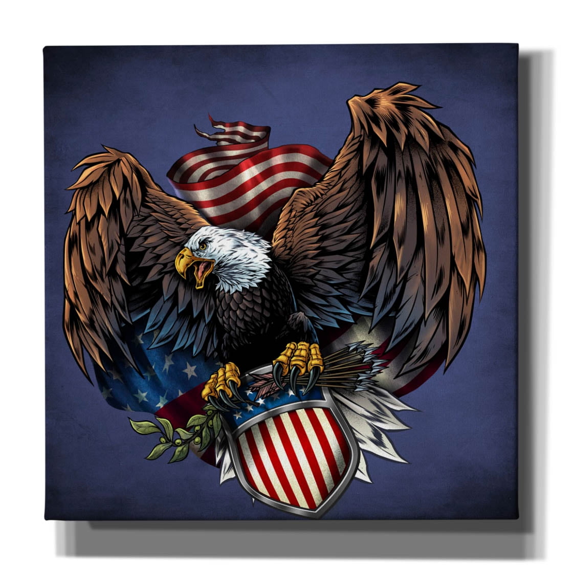 Epic Graffiti 'Army Eagle Decal' by Flyland Designs, Canvas Wall Art ...