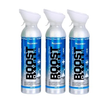 Boost Oxygen Personal Pocket Size 10 Liter Pure Canned Oxygen Canister ...