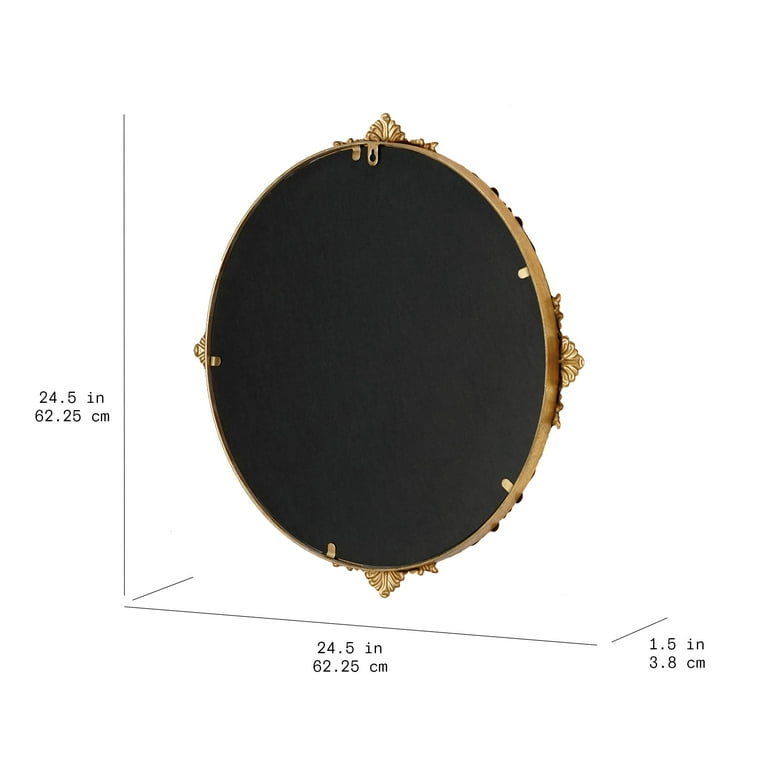 Ornate Round Gold Frame