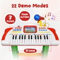 JoyStone 31 Key Electronic Keyboard Kids Toy Piano MP3 Input with ...