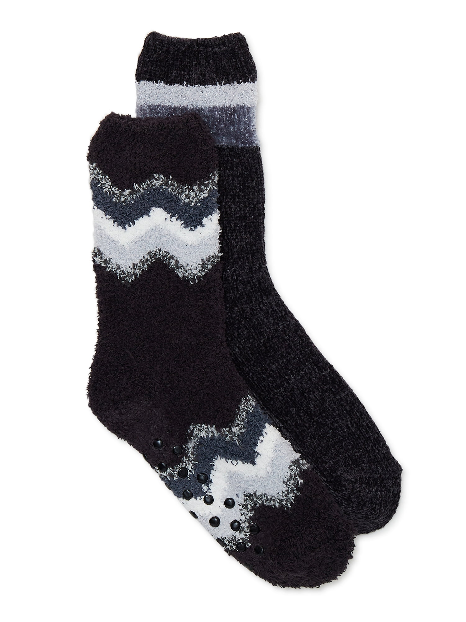 Joyspun Women's Lounge Socks, 2-Pack, Size 4-10 - Walmart.com