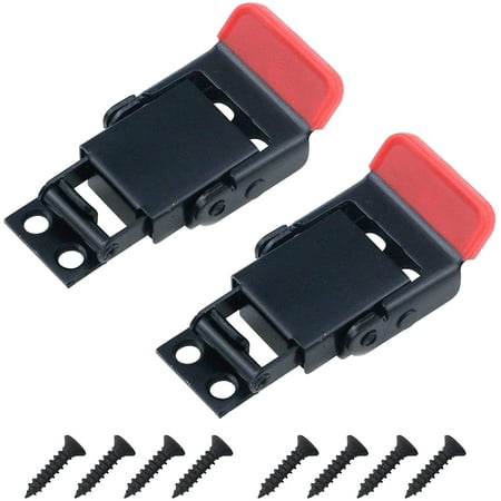 2 Pcs Cabinet Boxes Toolbox Spring Loaded Latches Lock Toggle Clamp ...