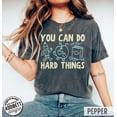 CLOTEX Comfort Colors 'You Can Do Hard Things' Shirt : Cute Retro ...
