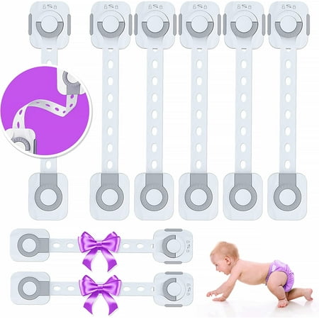 Baby Locking System, Door Locks, Set of 8 Child/Baby Latches for ...