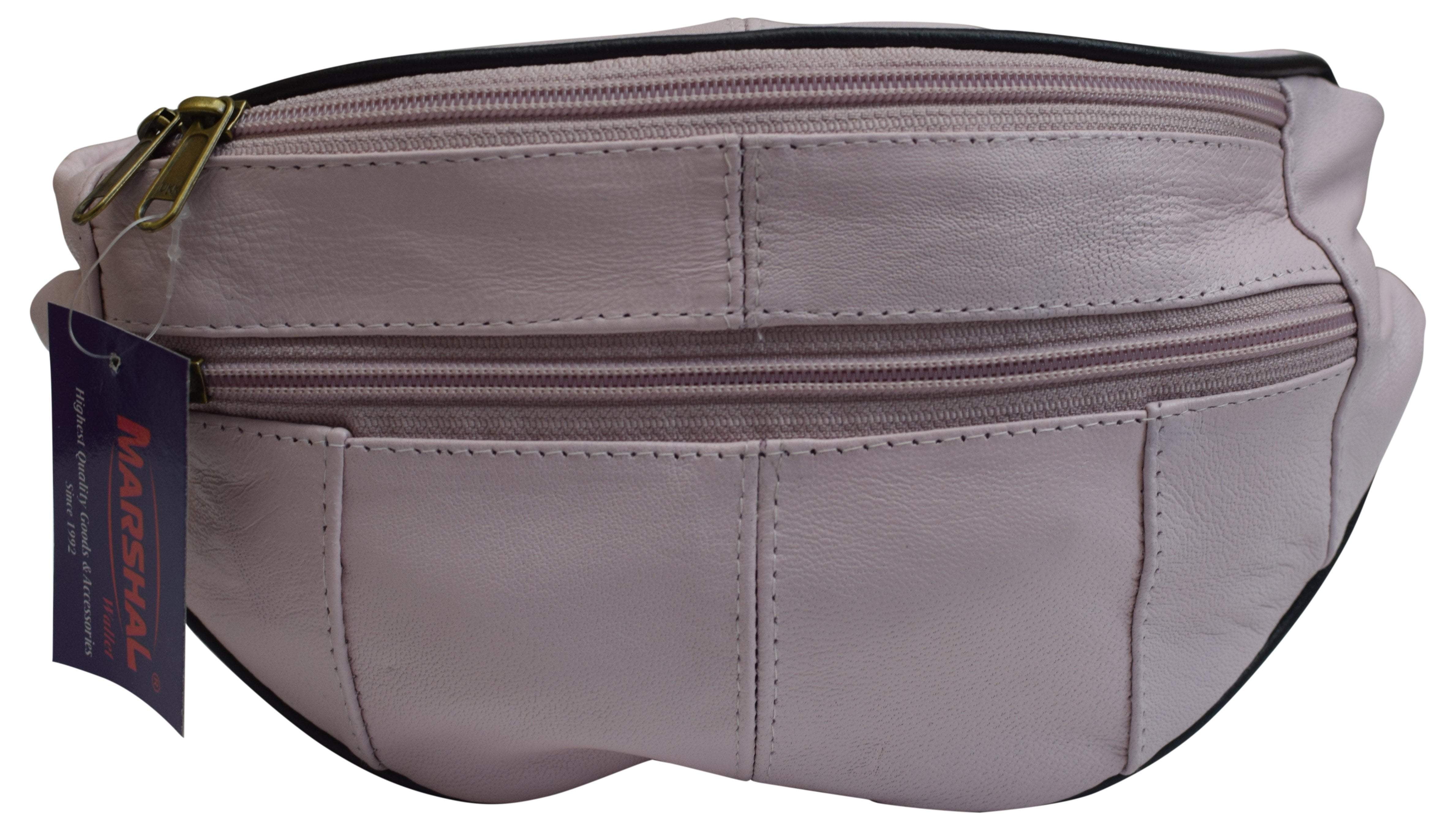 Slim Genuine Leather Waist Pouch Fanny Pack Multiple Colors - Walmart.com