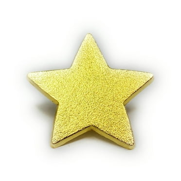 Walmart's Decorative Metal Small Gold Point Star Enamel Pin Set for ...