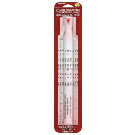 8" Ruled 2x Bar Magnifier | Walmart Canada