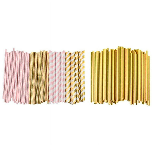 200 pajitas de papel biodegradables, decoraciones para baby shower y ...
