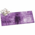 2x6 Purple Paint Runner Rug for Hallway, Washable Non Slip Low Pile ...