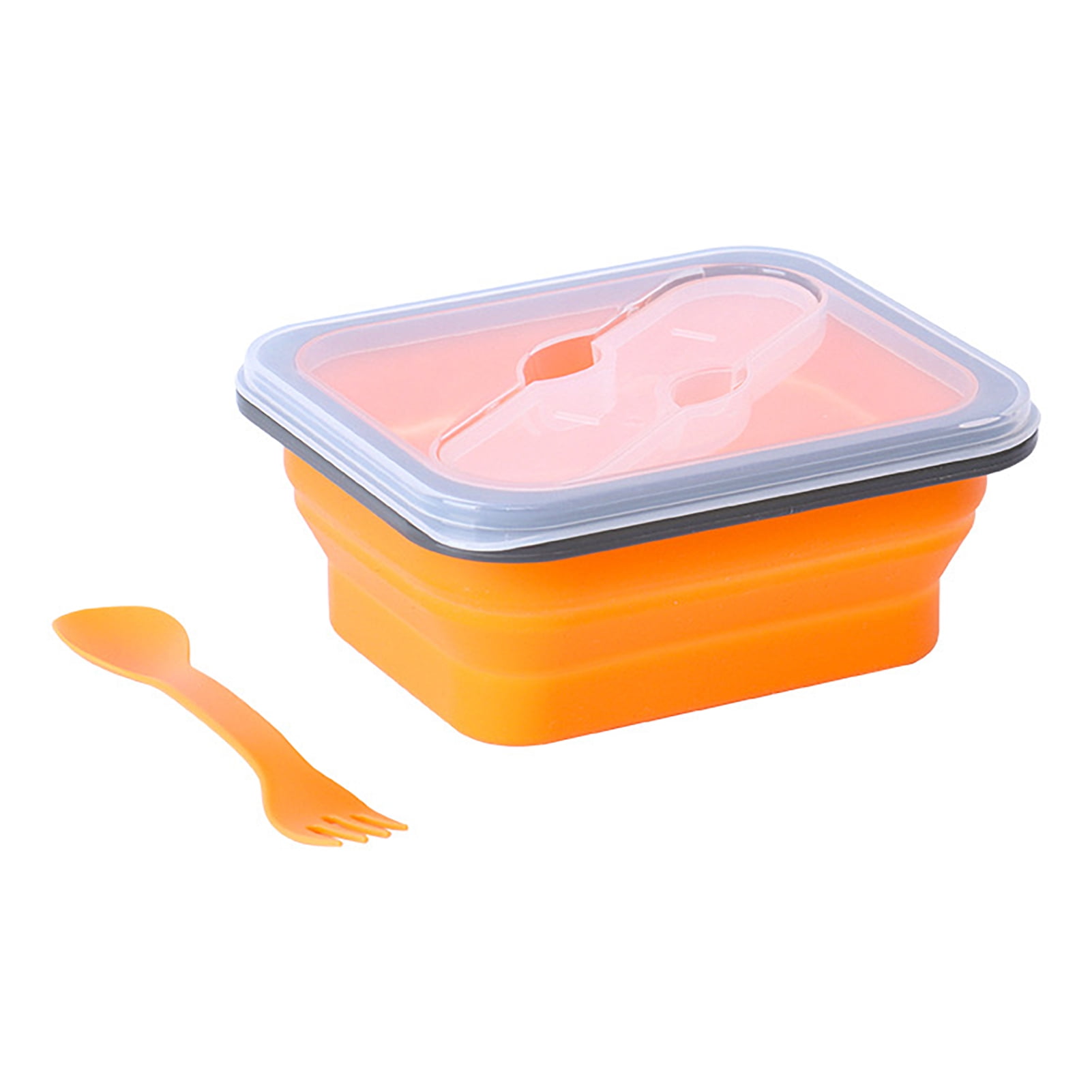 FaLX Foldable Lunch Box Set - 1 Set, 600/700ml, Microwaveable, Silicone ...