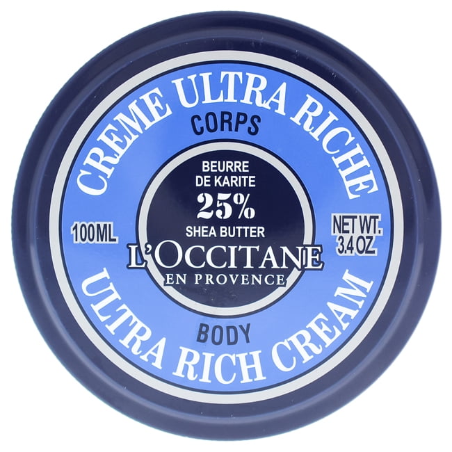 Shea Butter Ultra Rich Body Cream by LOccitane for Unisex - 3.4 oz Body ...