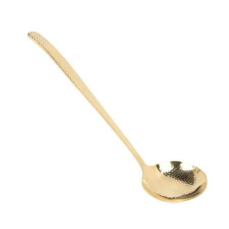 Soup Ladle, Kitchen Ladle Brass Proper Weight Hammer Textured For Home ...