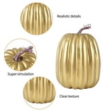 8 Inch Large Artificial Pumpkins Halloween Decor DIY White Foam ...