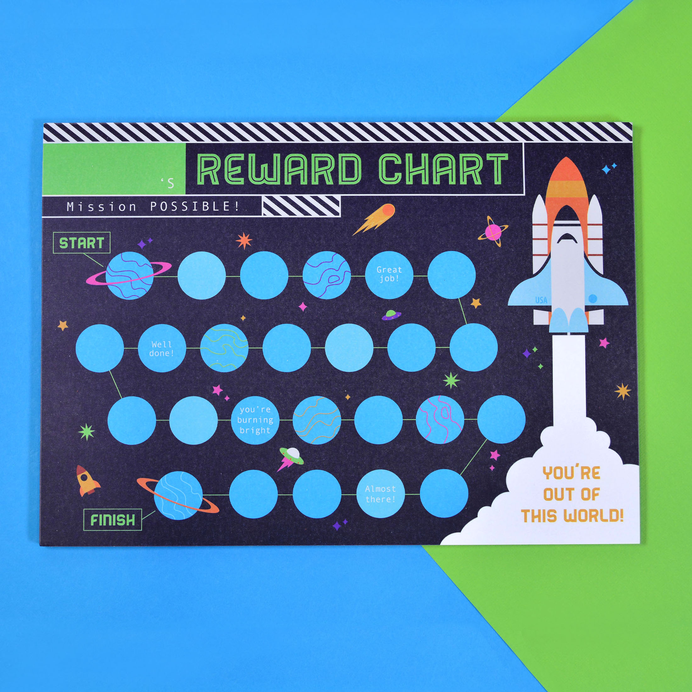3Birds Design Kids Reward Chart with Magnetic Backer Philippines | Ubuy